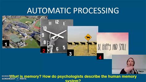 Automatic Processing Psychology