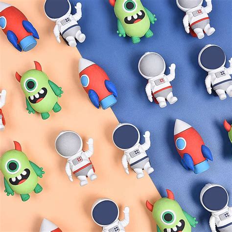 Fancy Cute Erasers Space Shaped Copypencilpk