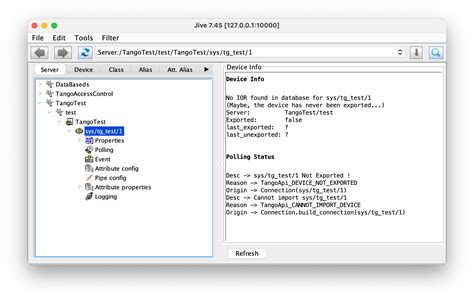 Running A Tango Database — Tango Controls 1000 Documentation