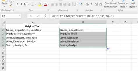 how to remove text before or after a specific character in excel