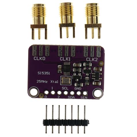 Si5351 I2c Programmable 8khz To 160mhz Clock Signal Generator Breakout