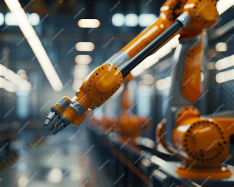 Cutting Edge Robotic Arms For Industrial Factory Automation In Modern Manufacturing Processes