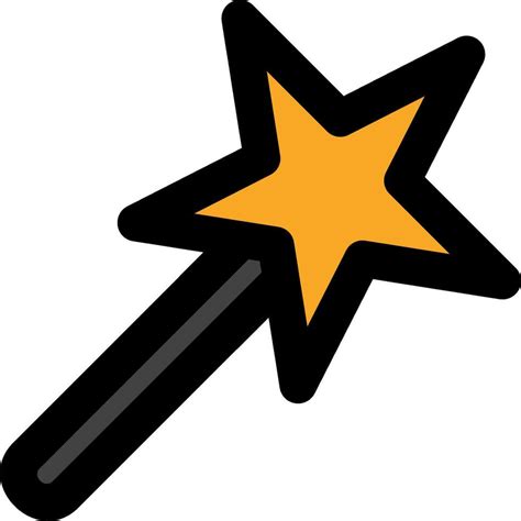 Magic Wand Clip Art 51412557 Vector Art At Vecteezy