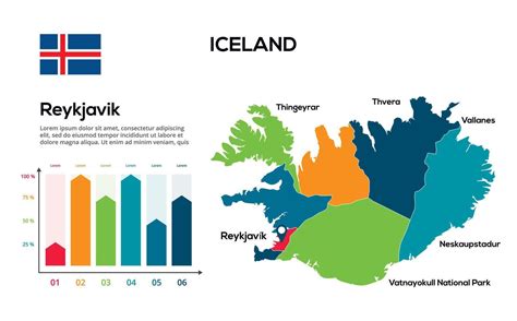 Iceland Map Image Of A Global Map In The Form Of Regions Of Regions