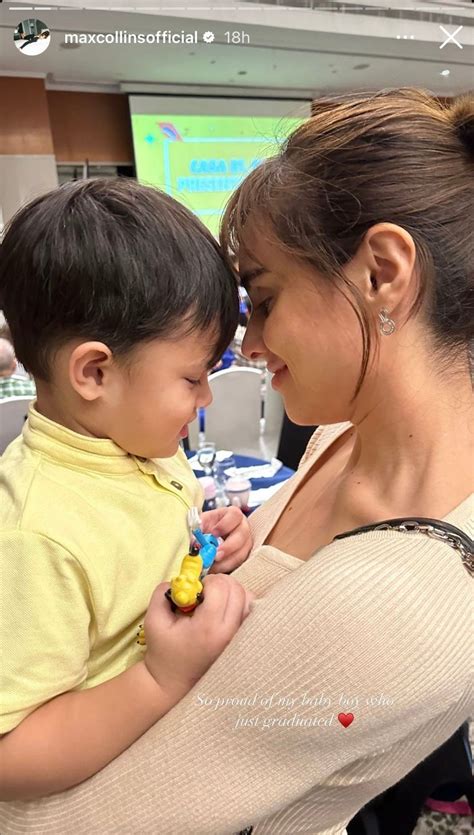 Watch Max Collins Pancho Magno Together At Sons Moving Up Ceremony
