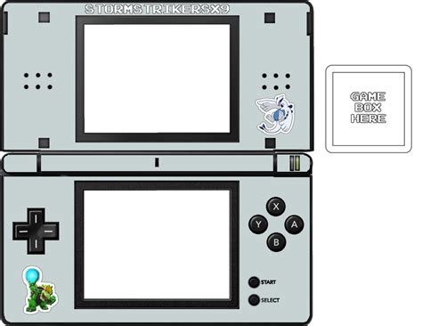 Nintendo Ds Lite Layout W Box Slot By Stormstrikersx9 On Deviantart