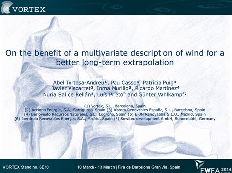 on the benefit of a multivariate description of wind for a better long