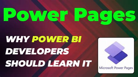 Power Pages Why Power Bi Developers Should Learn It