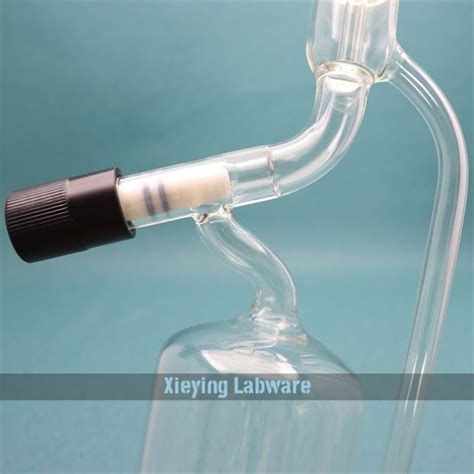 China Custom Pressure Equalizing Dropping Funnel Double Ptfe Stopcock