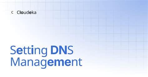 Setting Dns Management Cloudeka