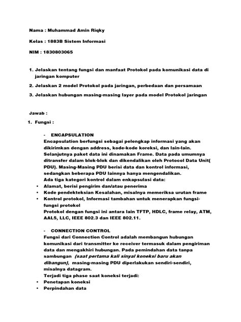 Protokol Dan Model Pdf