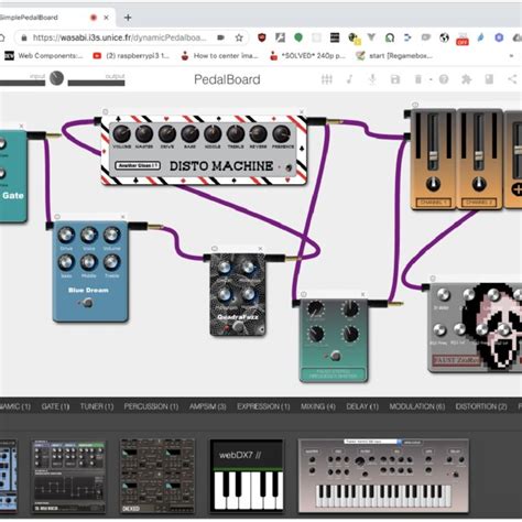 Some Plugins Loaded And Patched In The Pedalboard Download Scientific Diagram