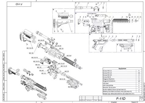 F 11d Blaster Cannon Star Wars Stl And Cad Commercial Use 3d