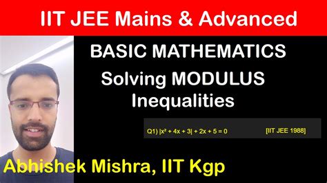 Basic Mathematics Solving Modulus Inequalities L3 Youtube
