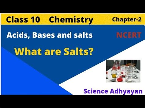 Salts Acids Bases And Salts Class 10 Chemistry Chapter 2 CBSE