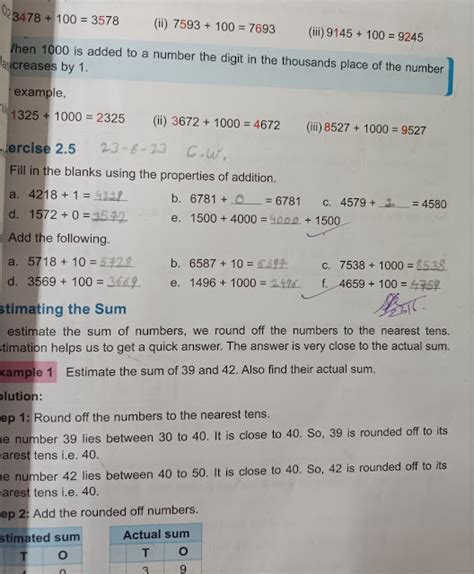 Gr 3 Sub Math Ch 2 Addition Textbook Work
