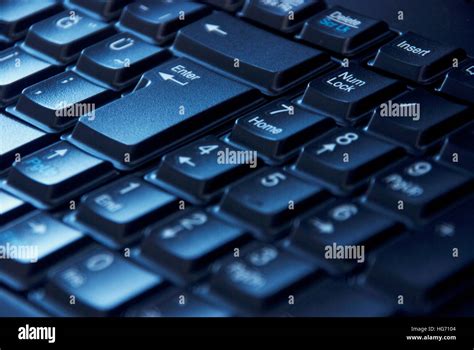 Close Up Image Of The Numeric Keypad Digits On The Computer Keyboard