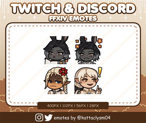 Hi Ive Made Another Endwalker Emotes Pack Twitter Kattaclysm04 R Ffxiv