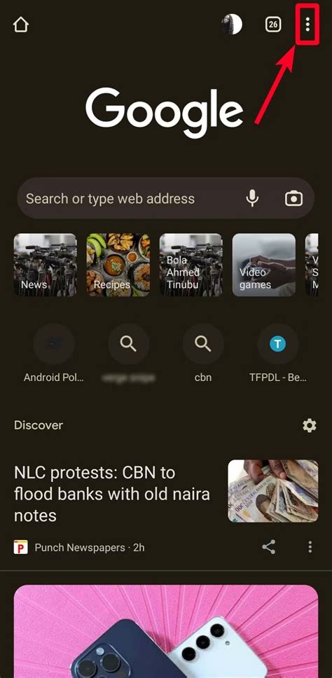 Steps On How To Change The Default Language On Google Chrome With Your Phone Example NG