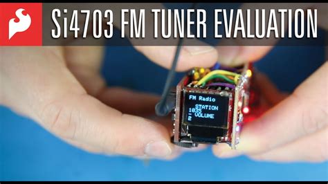 SparkFun SI FM Tuner Evaluation YouTube