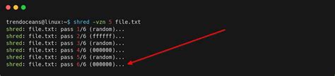 Shred Command Makes Files Unrecoverable In Linux Trend Oceans
