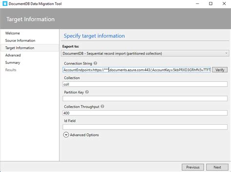 Mongodb Data Migration Is Not Happening Properly To CosmosDB Using Data Migration Tool Stack