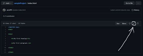 Can I Edit A Html File Directly On Github On My Browser Not Desktop Stack Overflow