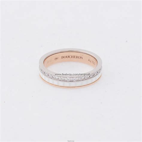 Boucheron 반지 부쉐론 다이아 쿼트로 반지 48호 원래 명품은 필웨이feelway