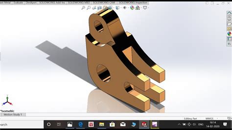 Toggle Lever Solidworks Tutorial Part 18 Youtube