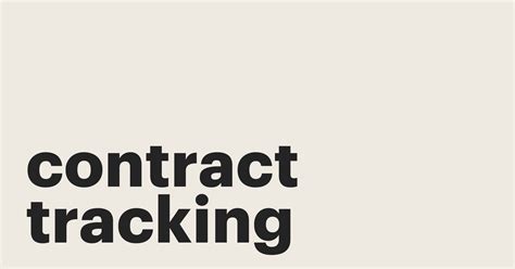 Contract Tracking Definition And How To Track Contracts Guide Pandadoc