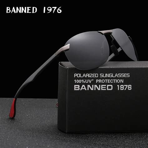 BANNED 1976 Spring Hinges Polarized Mens Sunglasses | Gafas de sol ...