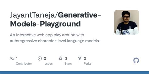 Github Jayanttanejagenerative Models Playground An Interactive Web App Play Around With