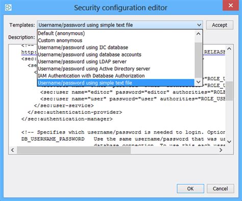 Changing Security Settings Chemaxon Docs