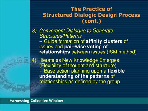 Ppt Structured Dialogic Design A Process Science For Social