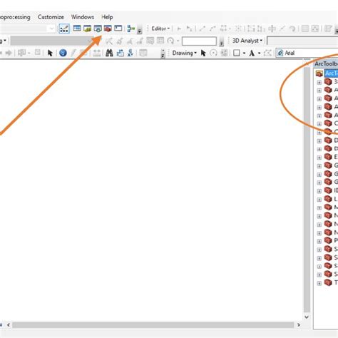Adding Arctoolbox To Arcmap 10 3 Part 2 Download Scientific Diagram