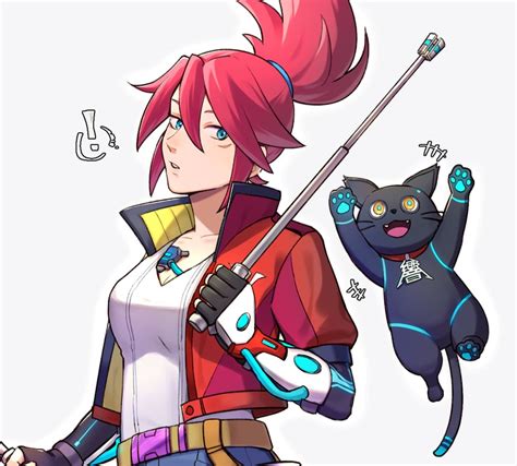 Korsica And Hi Fi Rush Drawn By Caca Danbooru