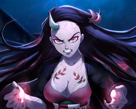 X Resolution Nezuko Kamado Angry Demon Slayer Art X Resolution Wallpaper
