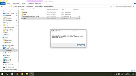 Low Fatal Error File Unknown Line 198 Voices Of The Void Pre Alpha Community