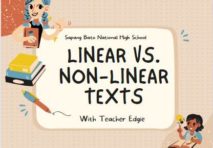Week Linear Vs Non Linear Text Assessment