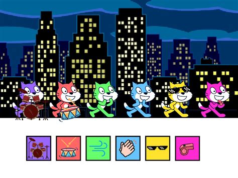 节奏盒子 1 侯老师编程网站 Codinghou Cn Scratch编程教程与创作社区