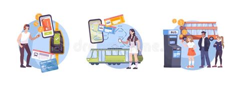 Bus Fare Paying People Stock Illustrations 18 Bus Fare Paying People