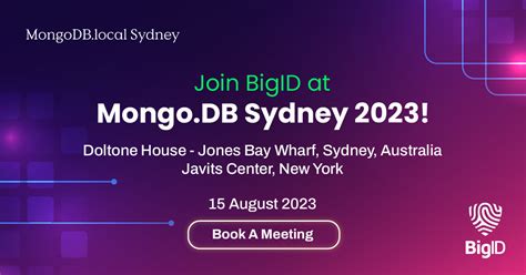 mongodb local sydney 2023 bigid