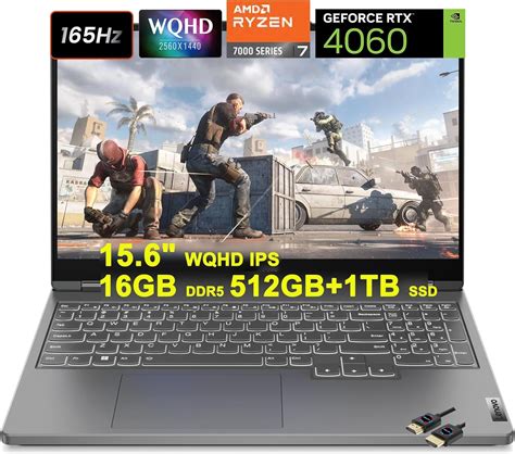 Amazon Com Lenovo Legion Gaming Laptop Wqhd Hz Nits Amd Core Ryzen Hs