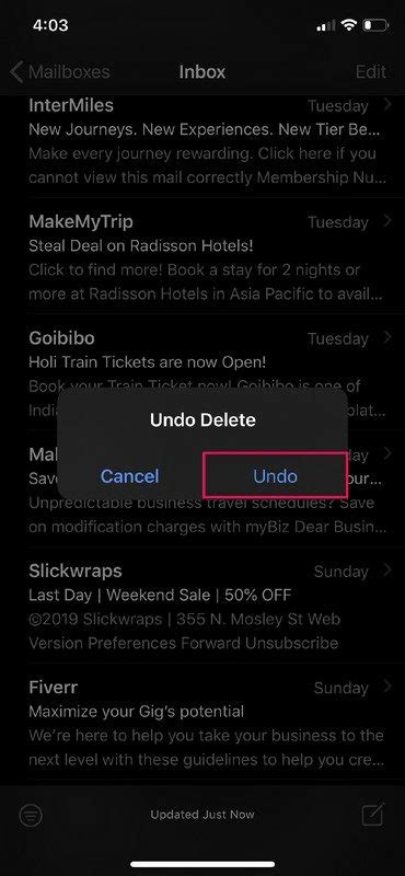 Method To Recover Deleted Iphoneipad Emails On Ios 14