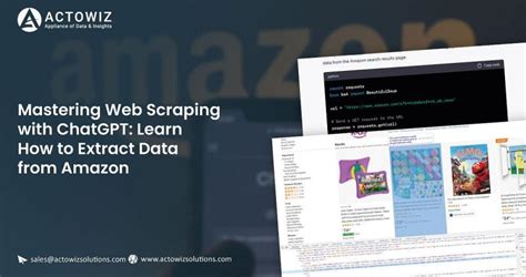 Actowiz Solutions on LinkedIn: Mastering Web Scraping with ChatGPT: Learn How to Extract Data ...