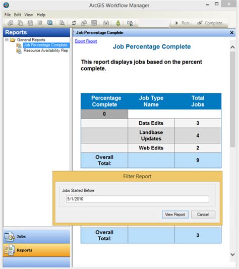 Executing ReportsArcMap Documentation
