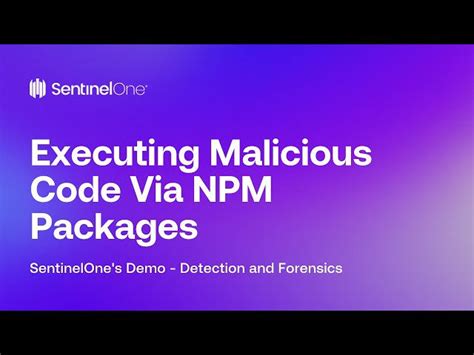 Executing Malicious Programs Through Postinstall SentinelOne S Demo Detection And Forensics