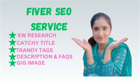 Setup complete fiverr gig with seo optimization and promotion by Afshan982 | Fiverr