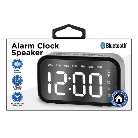 Alarm Clock Bluetooth Speaker Black Boost Mobile Accessories Phone Cases Ondigo