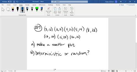solved a data set consists of eight x y pairs of numbers 0 12 2